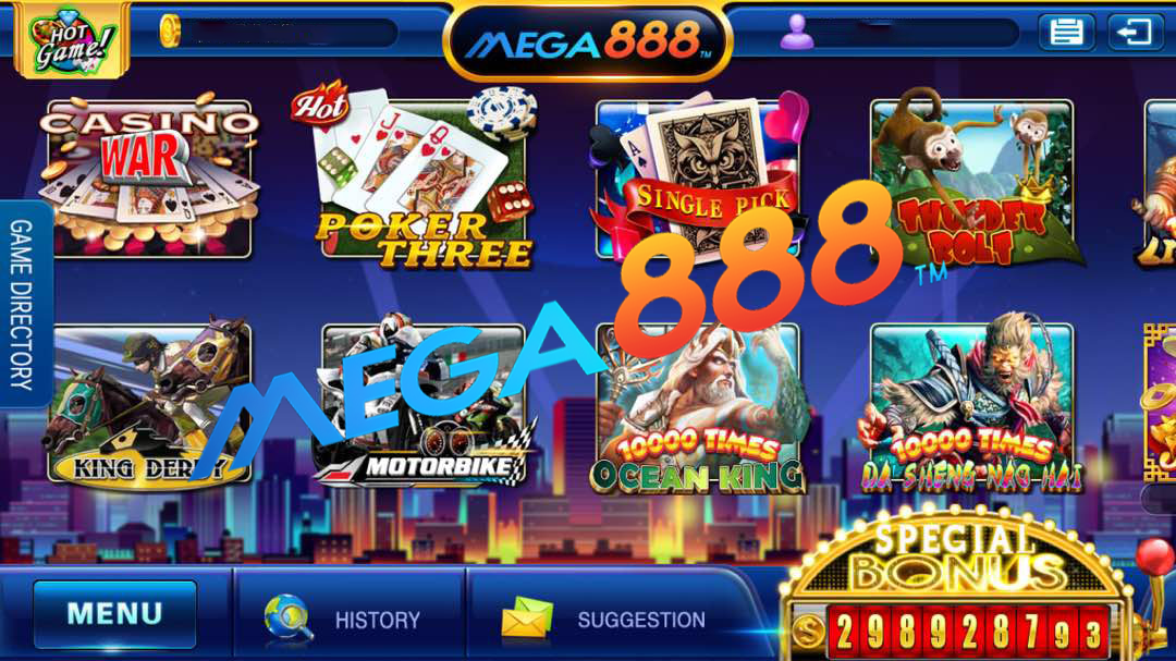 Mega888 Great Bonus Back Again! - Game Tech Asia